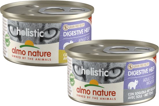 Almo Nature Natvoer voor Katten - Holistic Digestive Help - 24 x 85g ...
