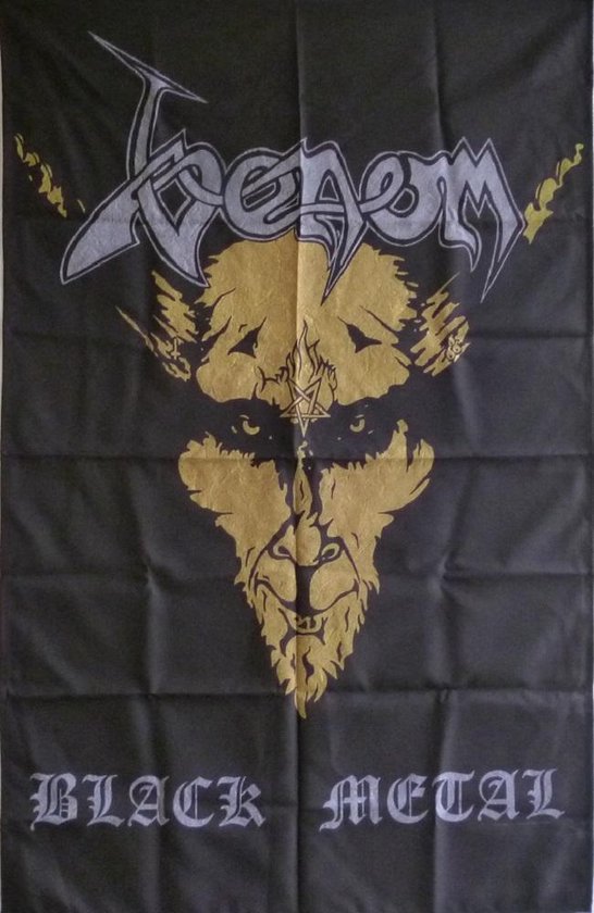 Venom Textiel Poster Black Metal Multicolours | bol.com