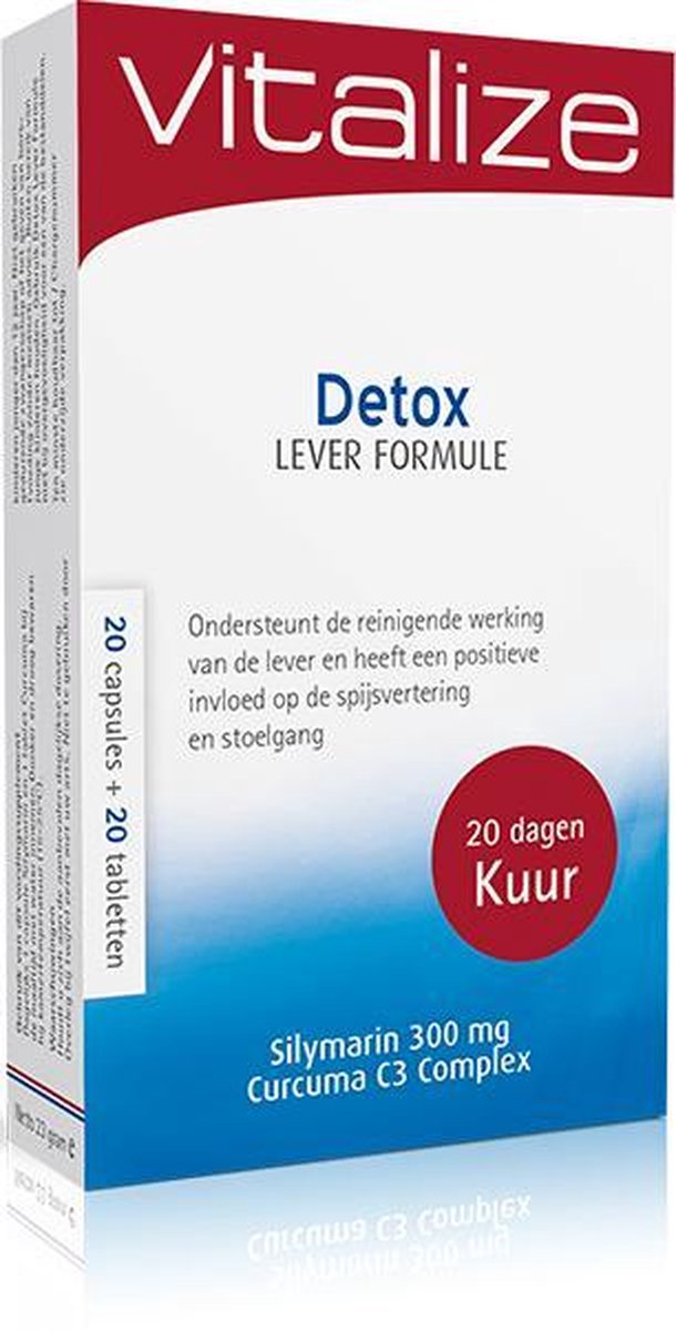 Detox Lever Formule 40 st - Reinigende werking van de lever - Heeft een ...