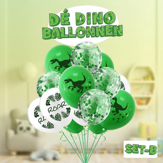 Ballon Dinosaurus ! Set C | Différents ballons dino pour une fête d ...