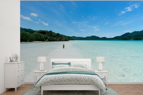 Behang - Fotobehang Strand - Zee - Japan - Breedte 330 cm x hoogte 220 ...