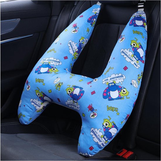 Auto kinderen reiskussen - slaapkussen voor in de auto - H vorm ...