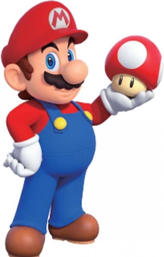 Kerstversiering - Mario met Super Mushroom - om op te hangen - cadeaus ...