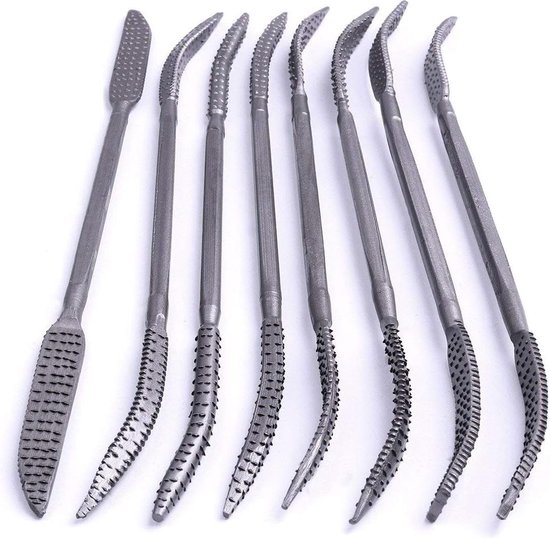 8 STKS 5.5 X 200mm Double Ended Riffler Hout Rasp Bestand Set voor ...