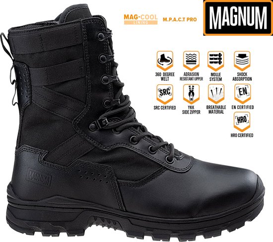 MAGNUM Scorpion 8.0 SZ SideZip - Heren Tactical Boots Tactische Laarzen ...
