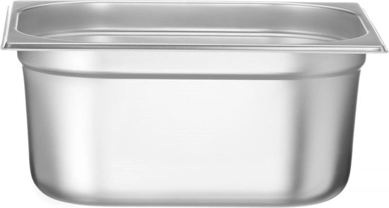 HENDI GN-container 1/2 – Budget Line – 9,5L – 325x265x150 mm – RVS – Lichtgewicht | bol