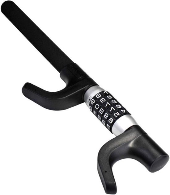 Steering Wheel Lock Box SUV Keyless Combination Code Double Hook Rider ...