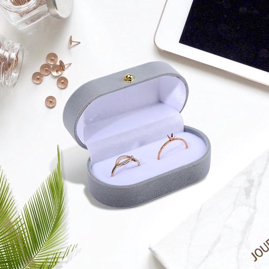 Ringendoosjes bruiloft - 2 stuks ringendoosjes - ringendoosje voor ...