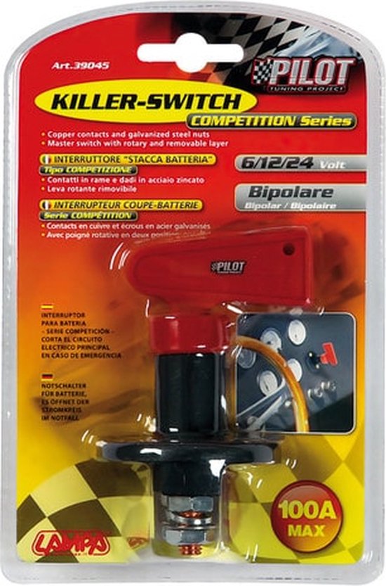 Hoofdstroom schakelaar 12 Volt 100 ampere | bol