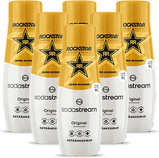 Sodastream - Rockstar Original Zero Siroop - 6x 440ml | bol