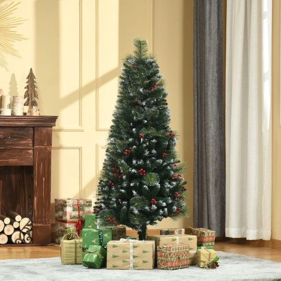 Zaza Home Artificial Christmas Tree 1,5 m kerstboom FIRE 360 Takken PVC ...