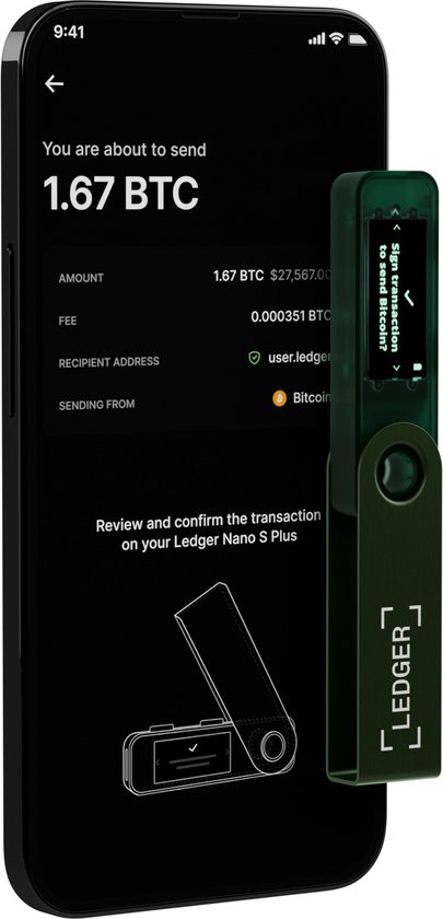 Ledger Nano S Plus Emerald Green | bol