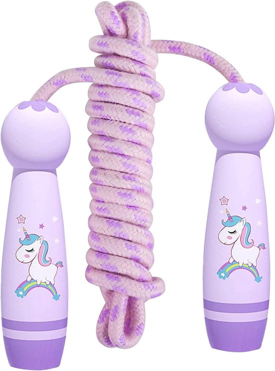 Springtouw - Touwtje springen voor kinderen verstelbaar eenhoorn Speed ...