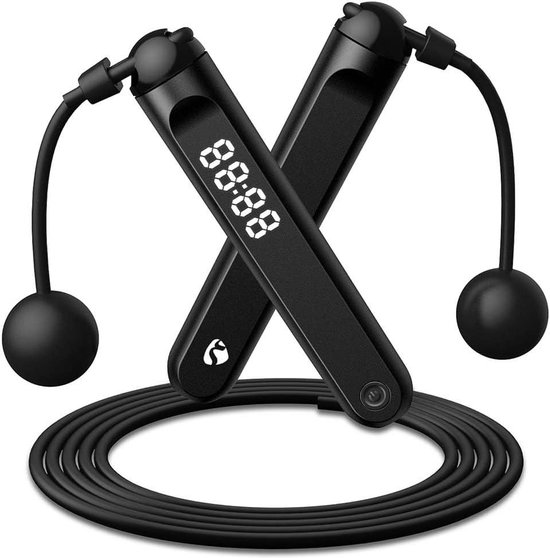 Outdoor Sport Springtouw met Bluetooth Dual Hall Sensor en LED display PVC 300m... | bol