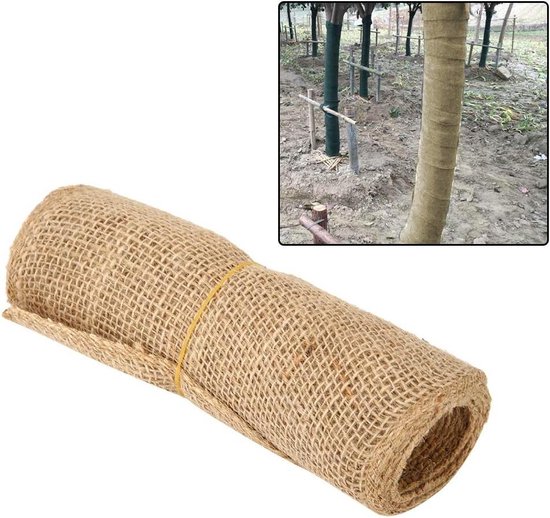Tree Wrapping Protector Wraps Natural Jute Cold Proof Anti Freeze Plant ...
