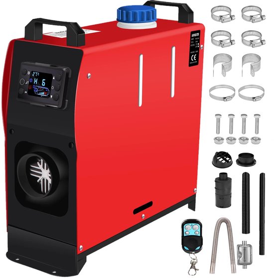 Standkachel - Diesel - 5KW - All-in-One 12V 24V- Luchtverwarmer - met ...
