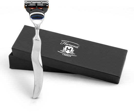 Haryali London 5 Edge Scheermes voor Mannen - Roestvrijstalen Scheermes ...
