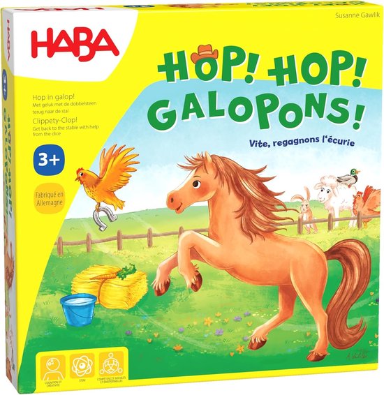 Haba Spel Spelletjes vanaf 3 jaar Hop in Galop | Games | bol