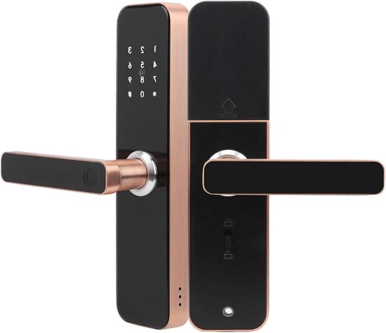 Keyless Entry Smart Deurslot met WiFi App - Biometrische Vingerafdruk ...