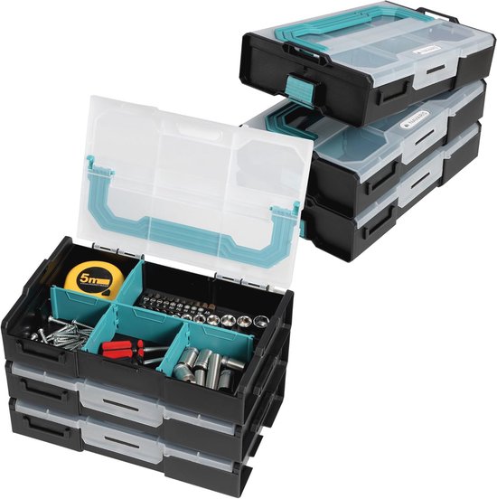 Sorteerdoos voor schroeven - 3 stuks - Organiseren van gereedschap met ...