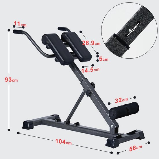 Inklapbare Multifunctionele Halterbank - Fitnessbank voor ...