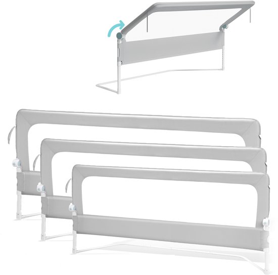 Bedhekje - 200 CM - Universeel - 180° Bedhek - Bedrail - Verstelbaar ...