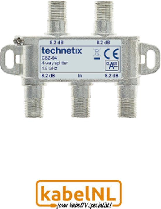 Technetix 4 weg MoCA splitter (Internet over Coax) | bol