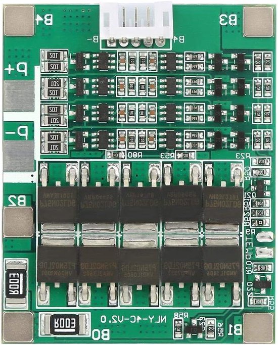 Lithium Battery Charging Board 4S 50A PCB Protection Board Battery Cell ...
