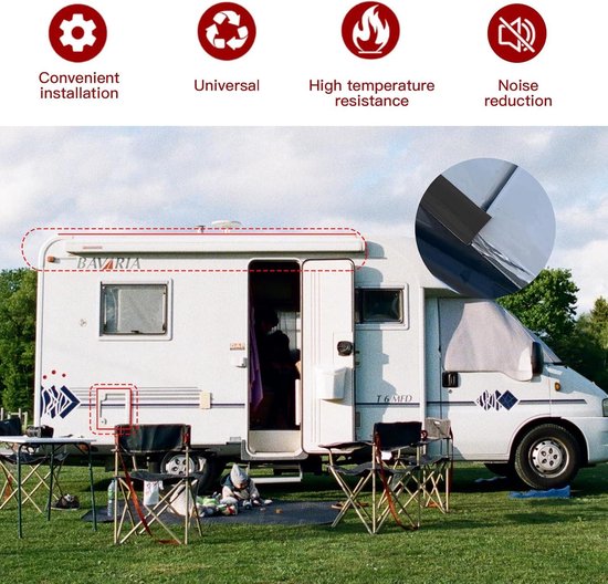 J-shaped Roof Gutter Self Adhesive Back for Vehicles Truck RV Boat Car ...