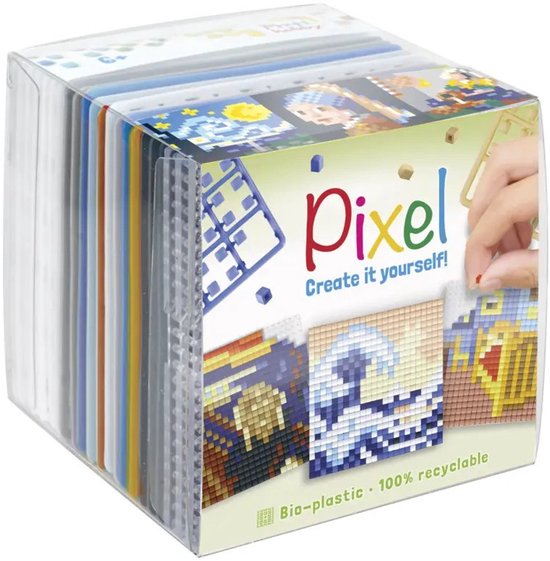 Pixelhobby Kubus Set Wereld Kunst | bol