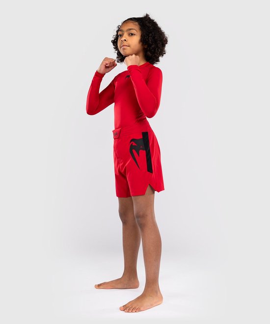 Venum Light Kids Fight Shorts Rood Zwart - 12 Jaar | bol