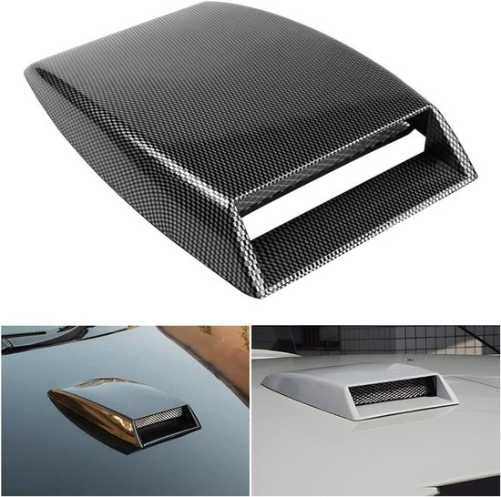 Decoratieve Air Flow Suction Scoop Turbo Bonnet Vent Cover Hood Bonnet ...