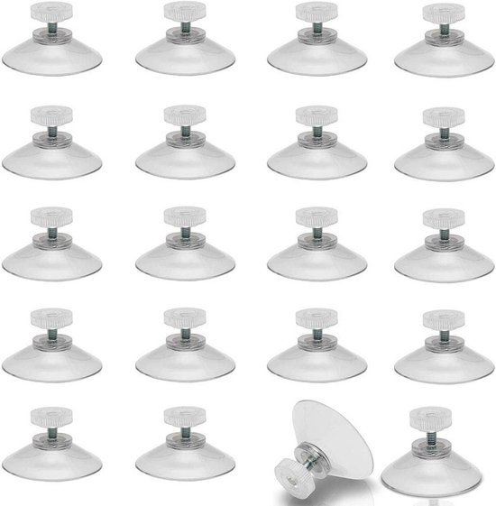 Zuignappen 20 stuks Ø 40 mm - Perfect voor Ramen, Badkamer, Auto en ...