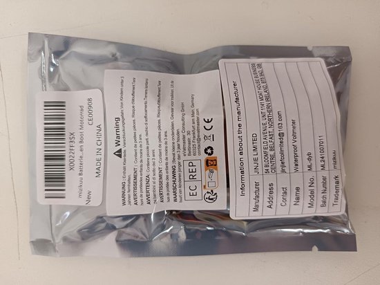 Accubewaker met Houder IPX7 Waterdichte Accu Monitor 12v 24V 36V 48V ...