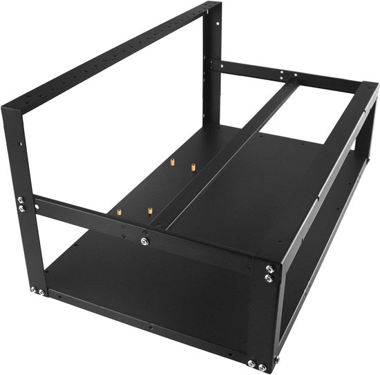 Mining Rig Frame voor 6 GPU's - Open Air PC case met Antistatische ...