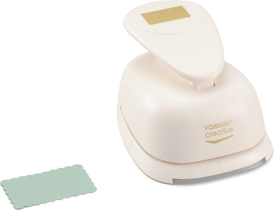 Vaessen Creative Pons - Label Rechthoek - 42x68mm | bol