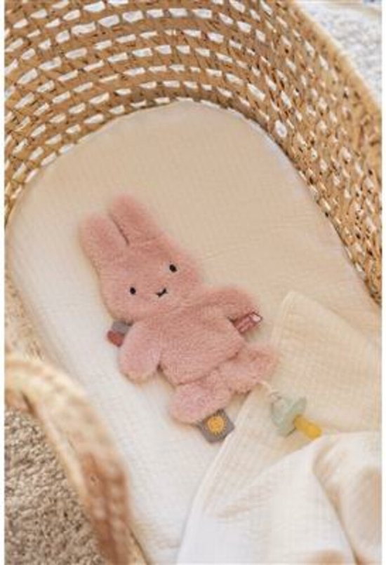 Nijntje Nijntje speendoekje fluffy roze NIJN900 | bol