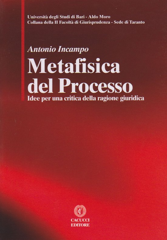 Metafisica del processo (ebook), Antonio Incampo | 9788899068011 ...