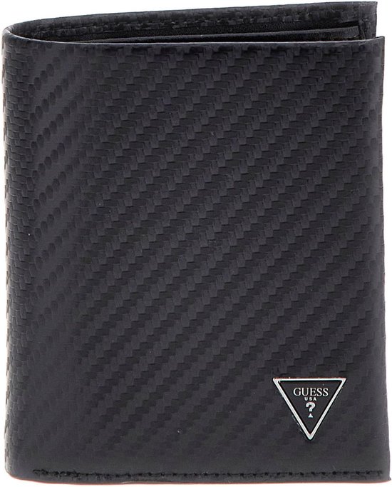 GUESS Leren Portemonnee Mito Billfold Coin Pocket Wallet Black Zwart | bol