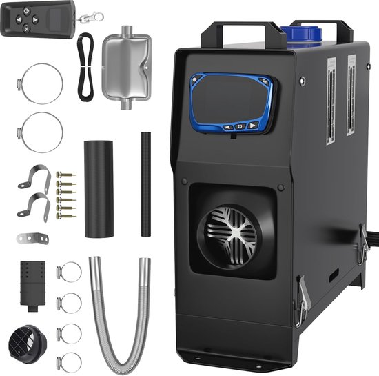 12V Diesel Standkachel 8kW voor Auto, Vrachtwagen, Camper en Boot met ...
