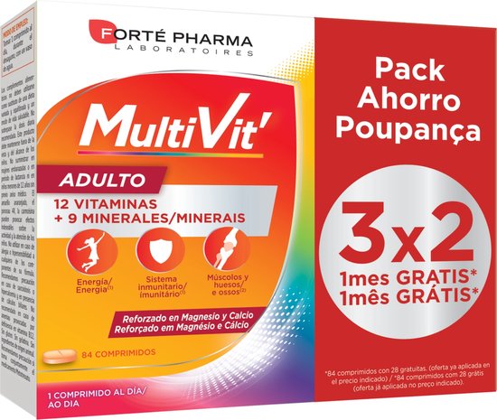 Food Supplement Forté Pharma Multivit (84 Units) | bol