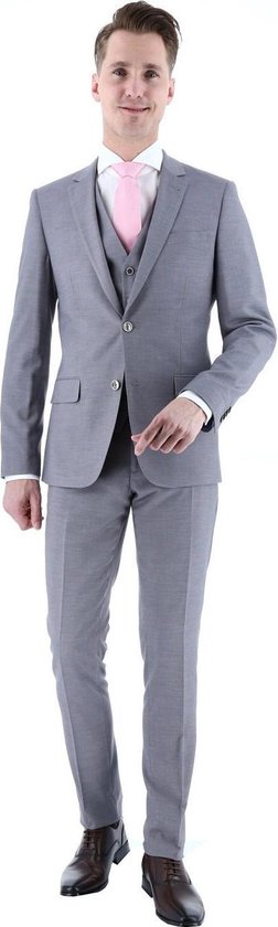 3-delig kostuum grijs, maat 58 | bol.com
