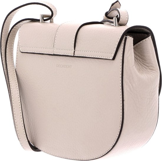 DECADENT Leren Schoudertas Kim Satchel Bag Oat Beige | bol