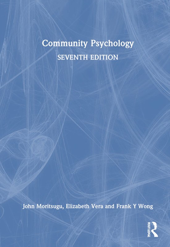 Community Psychology, John Moritsugu | 9781032672137 | Boeken | bol