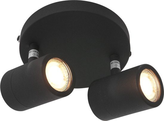 Moderne spot Upround led | 2-lichts | badkamer | draai- & kantelbaar ...