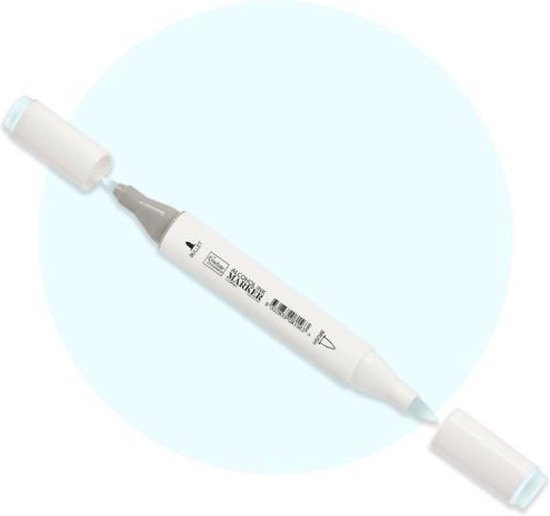 Pale Blue Twin Tip Alcohol Ink Marker | bol.com