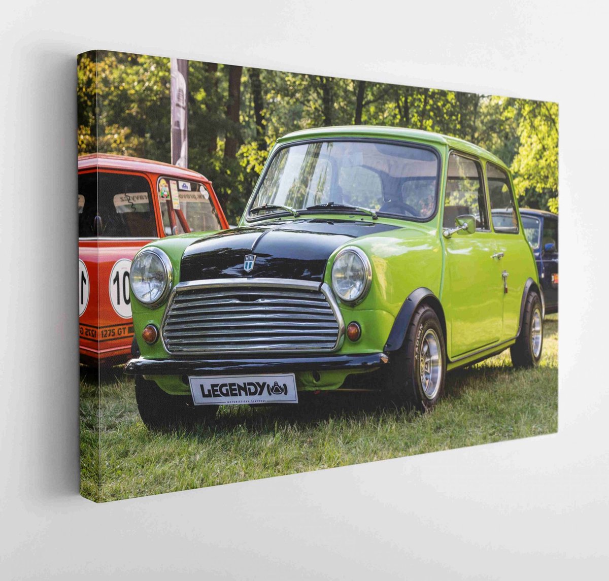 PRAAG, TSJECHISCHE REPUBLIEK - 10 JUNI 2017: Oude Mini Cooper-auto ...