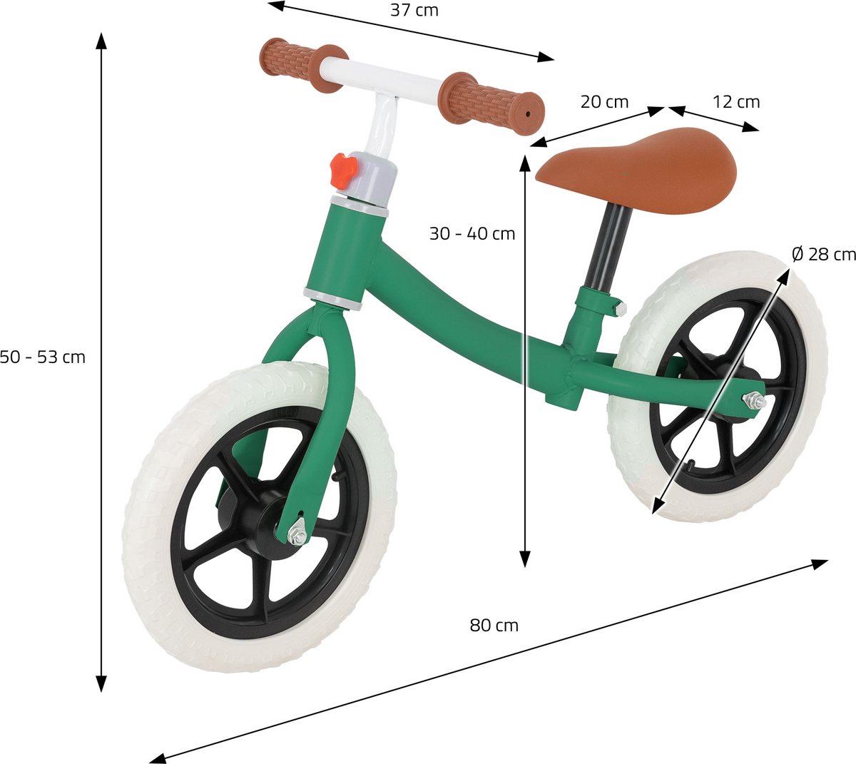 Loopfiets voor kinderen vanaf 2 jaar Groen | bol.com