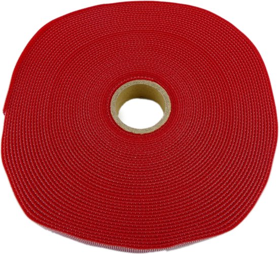 BeMatik - Plakband spoel 20 mm x 10 m rood | bol.com