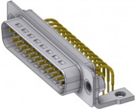 Deltron Connectors DTS25PYC/2M46UN D-sub stekker 90 ° Aantal polen: 25 Solderen,... | bol.com
